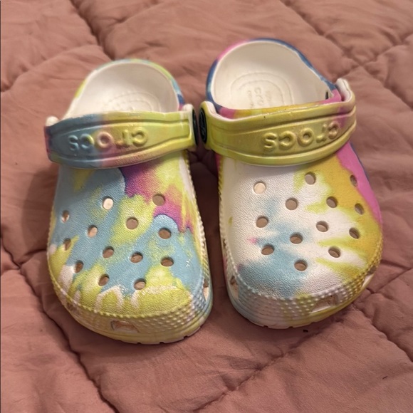 CROCS | Shoes | Crocs Tie Dye Design Toddler 7 | Poshmark